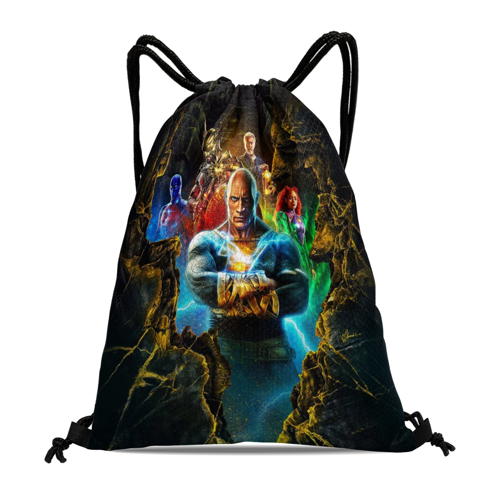 Black Adam Dwayne Johnson Everyday Bag:Waterproof, perfect for fitness ...