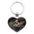 Black Adam Keychain Heart Love Metal Key Chain Ring - Walmart.com