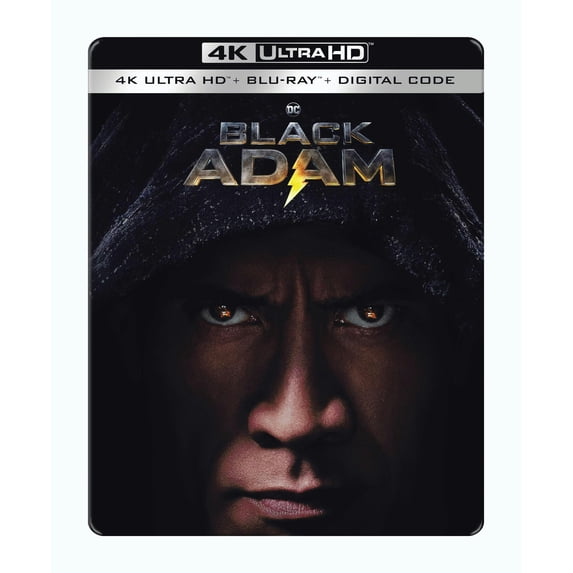 Black Adam (Limited Edition Steelbook 4K Ultra HD + Blu-ray + Digital ...
