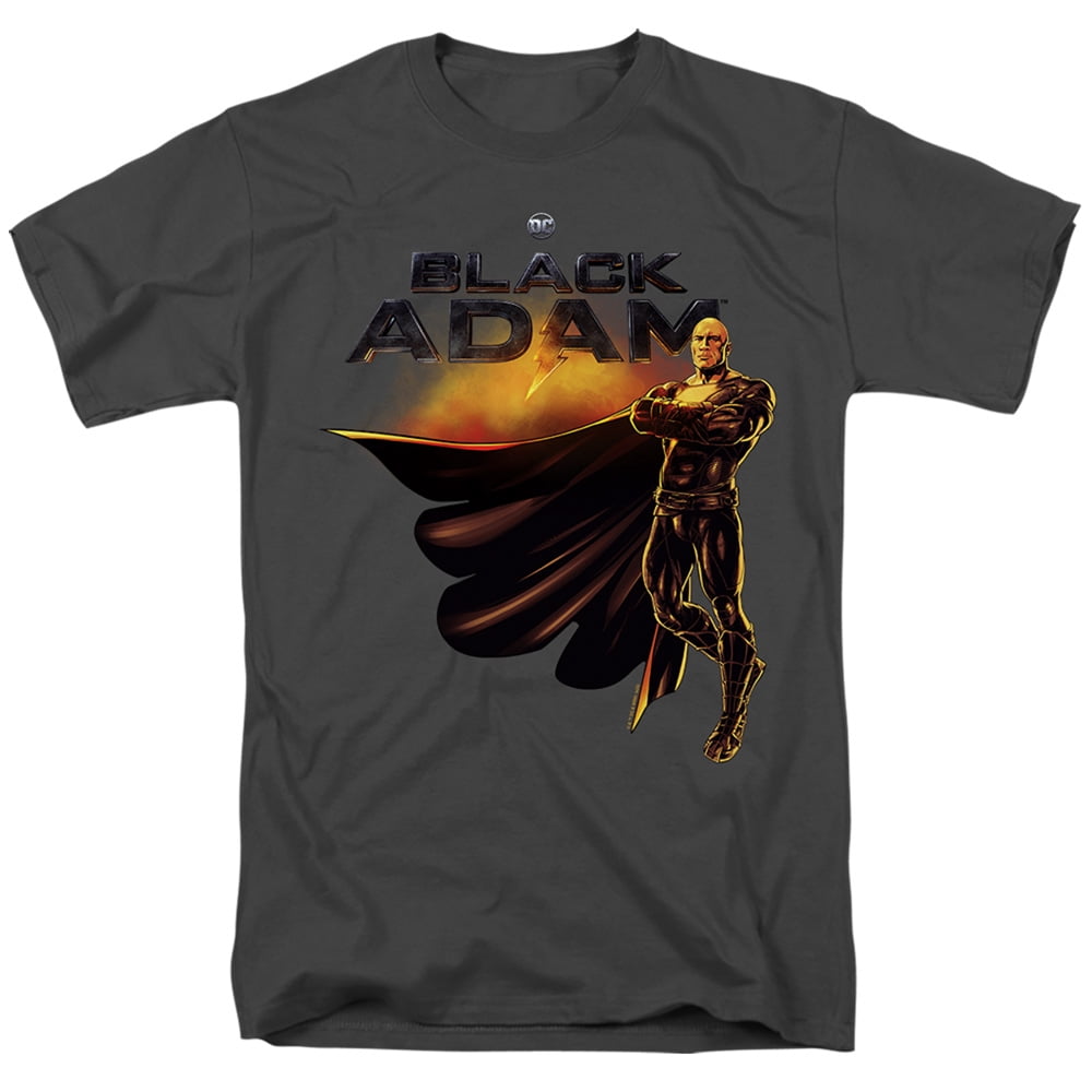 Black Adam T-Shirt Black Adam Logo With Character Unisex Graphic Tee ...