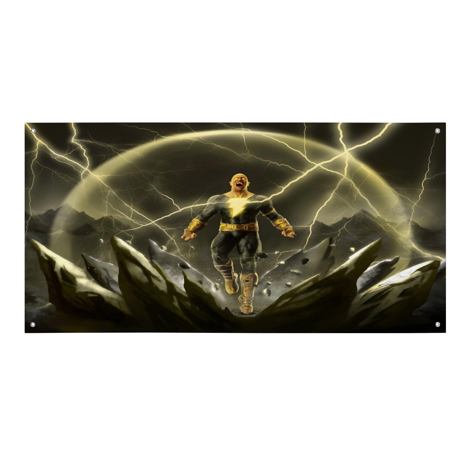 Black Adam-Theme Backdrops Banner Birthday Party Decor Supplies ...