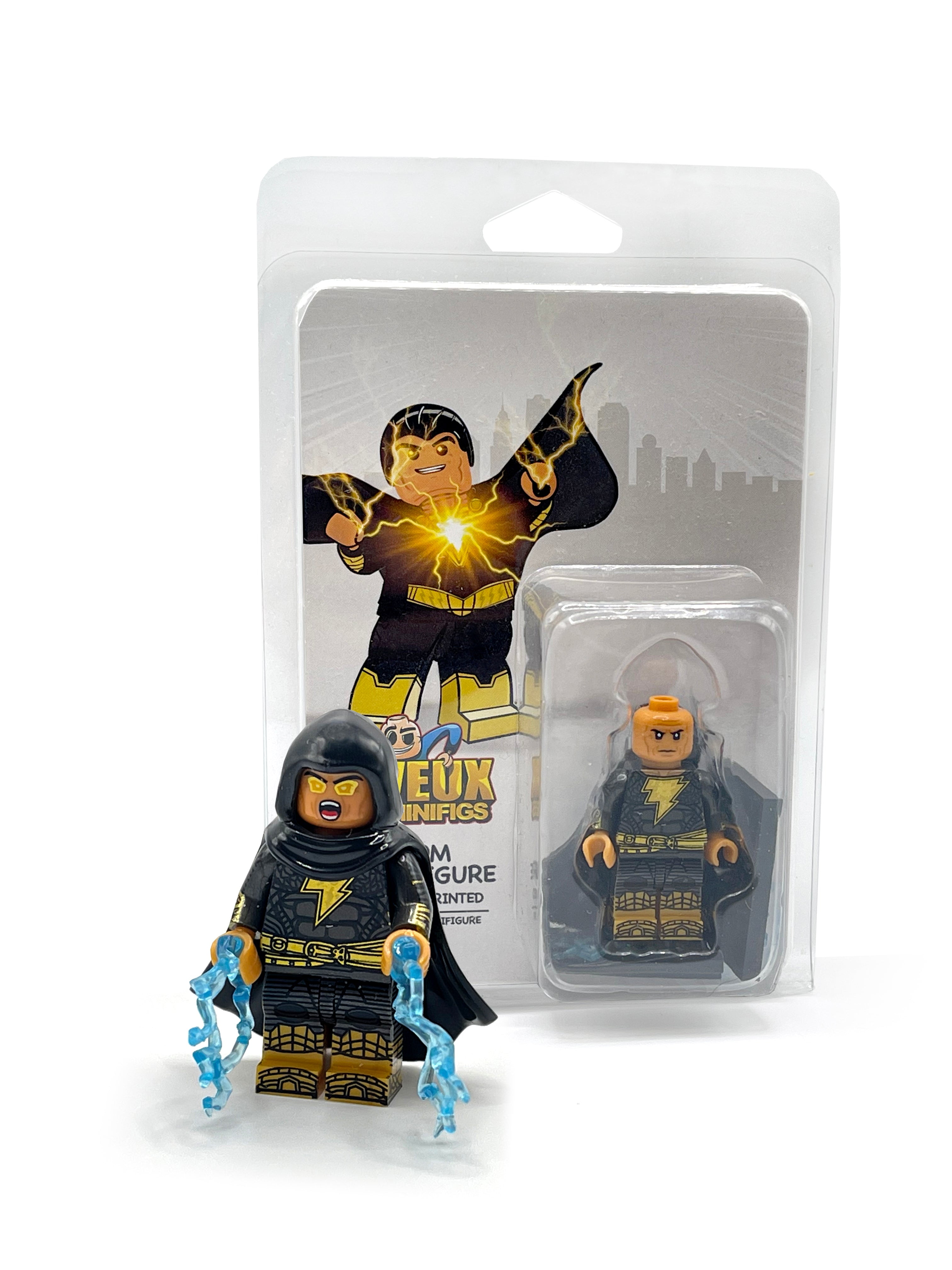 Veux Toys Black Adam Custom Minifigure Action Figure - Walmart.com