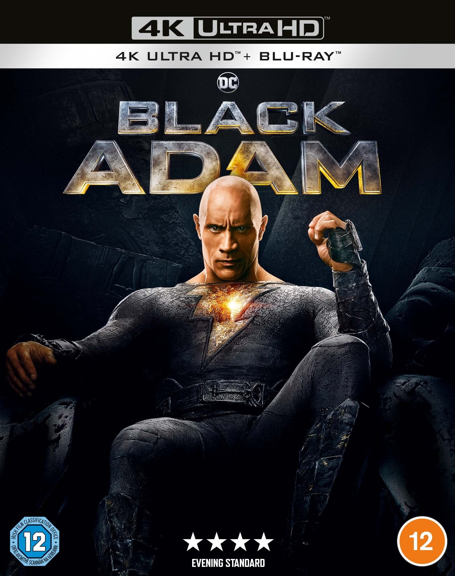 Black Adam (4K Ultra HD) Aldis Hodge Dwayne "The Rock" Johnson Marwan ...