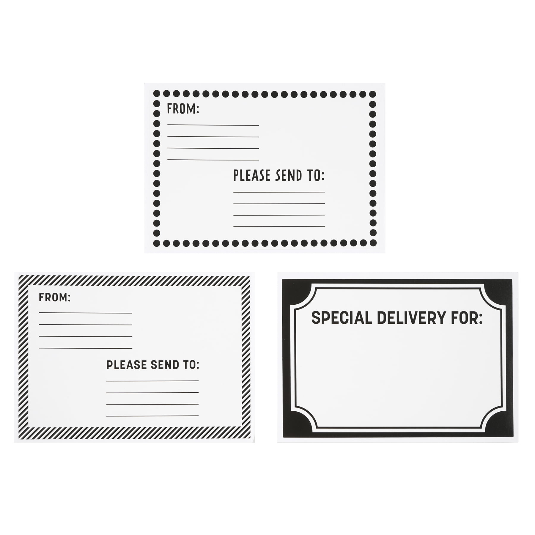 Black Address Labels by Celebrate It™ - Walmart.com