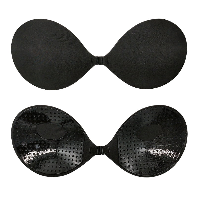 ‌Black Adhesive Bra Strapless Push Up Lifting for Cup Size A - Walmart.com