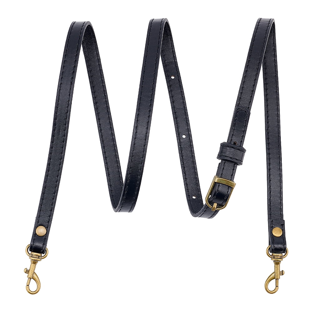 Black Adjustable CrossBody Strap Replacement Long Purse Strap ...
