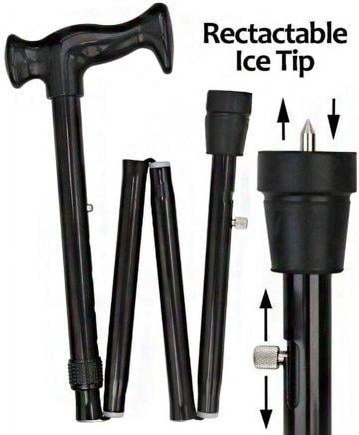 Royal RC Cane Orthopedic Comfort Handle Walking Cane – Folding Aluminum ...