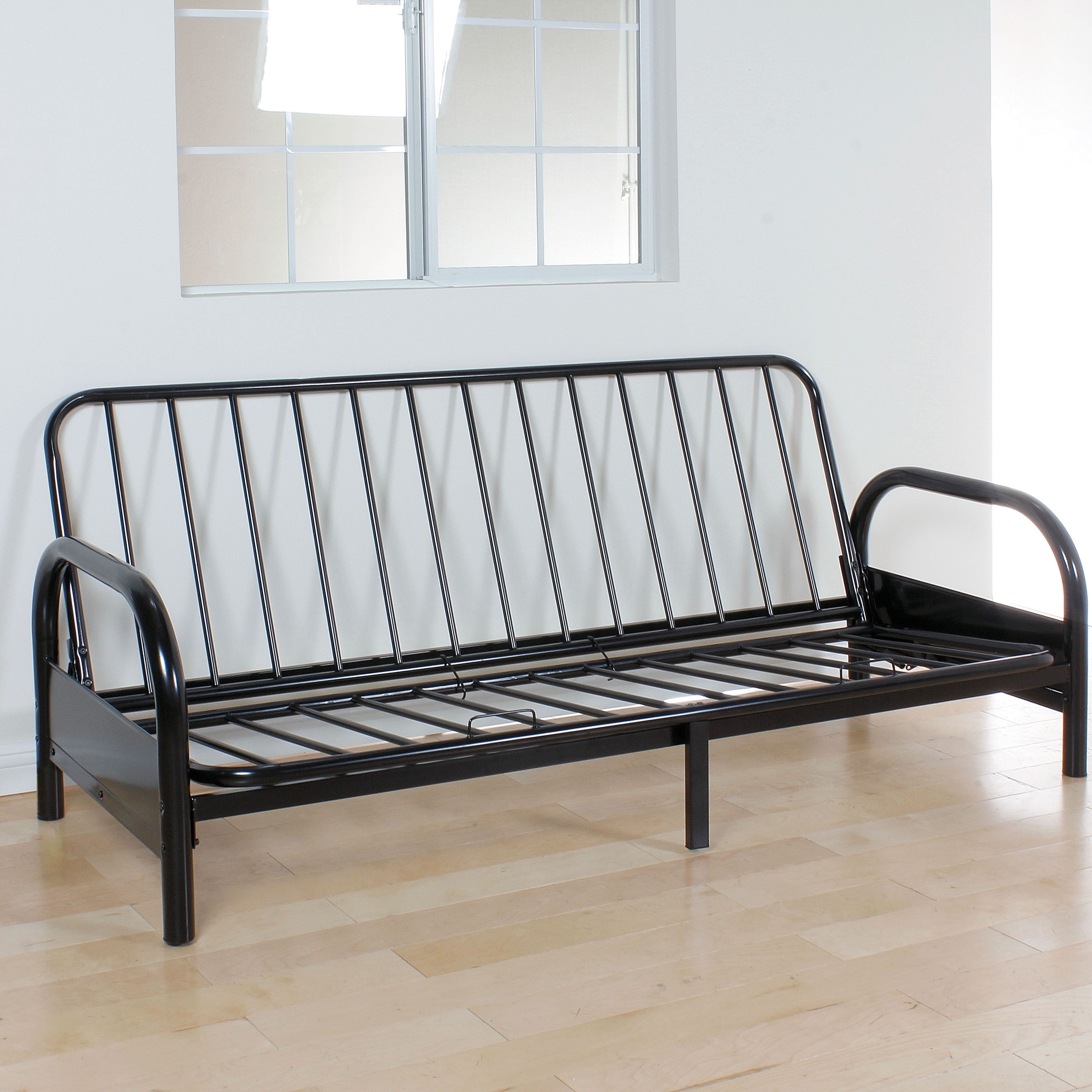 Black Adjustable Futon Frame - Walmart.com