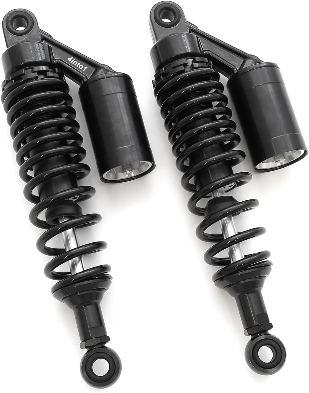 Black Adjustable Remote Reservoir Motorcycle Shocks - Eye To Eye ...