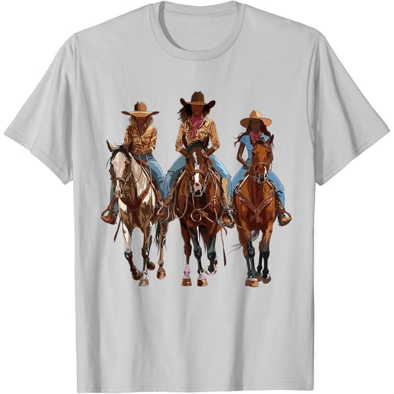 Black African American Cowgirl Western Country T-Shirt - Walmart.com