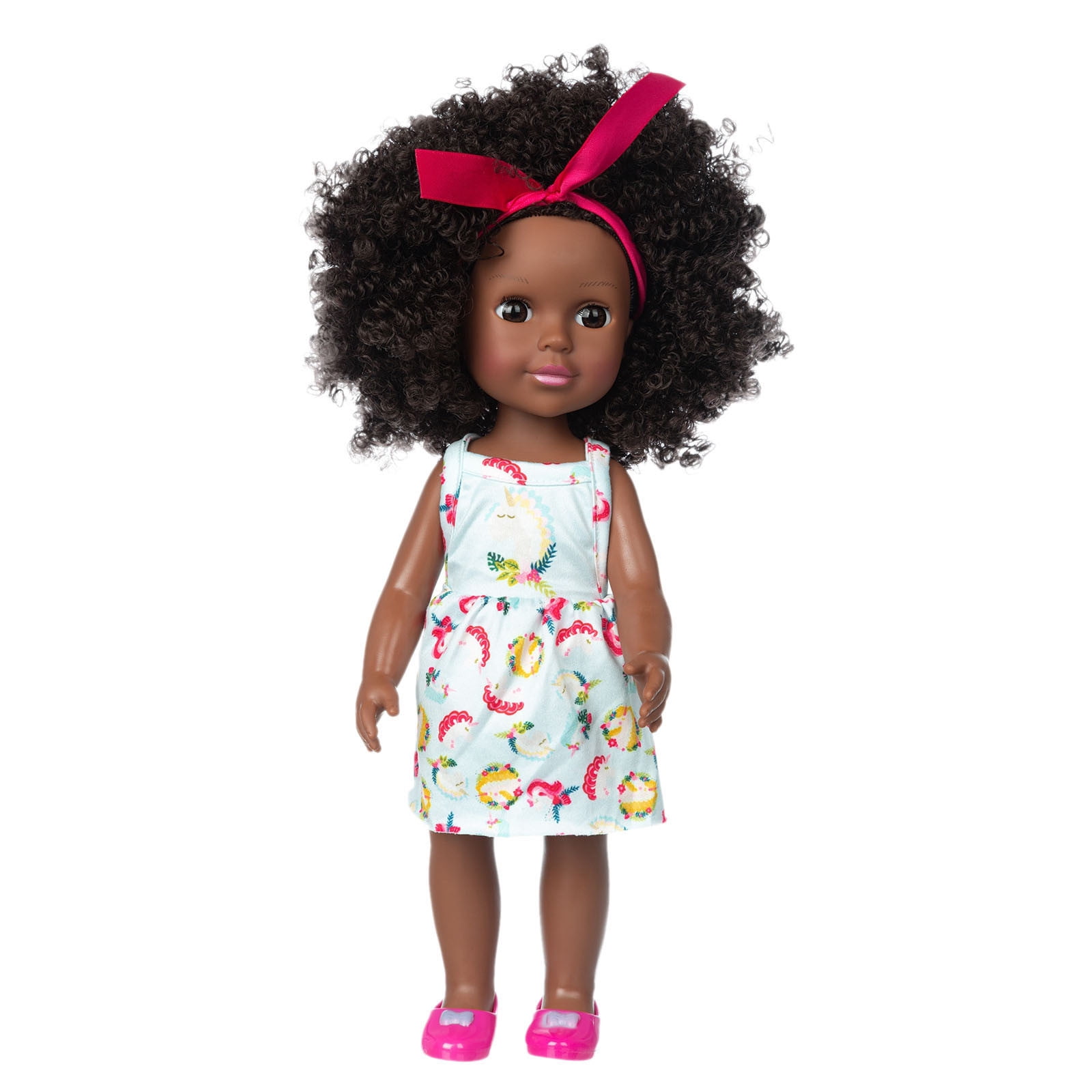 Black African Black Baby Cute Curly Black 35CM Baby Toy 500 Play Mags ...