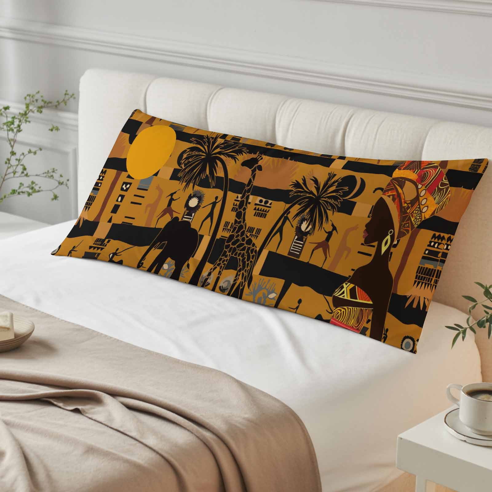 Black African Women Body Pillow Cover, Pillowcase Protectors with ...