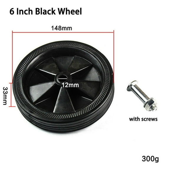 Black Air Compressor Foot Pad Caster Wheels Shockproof Accessories For ...