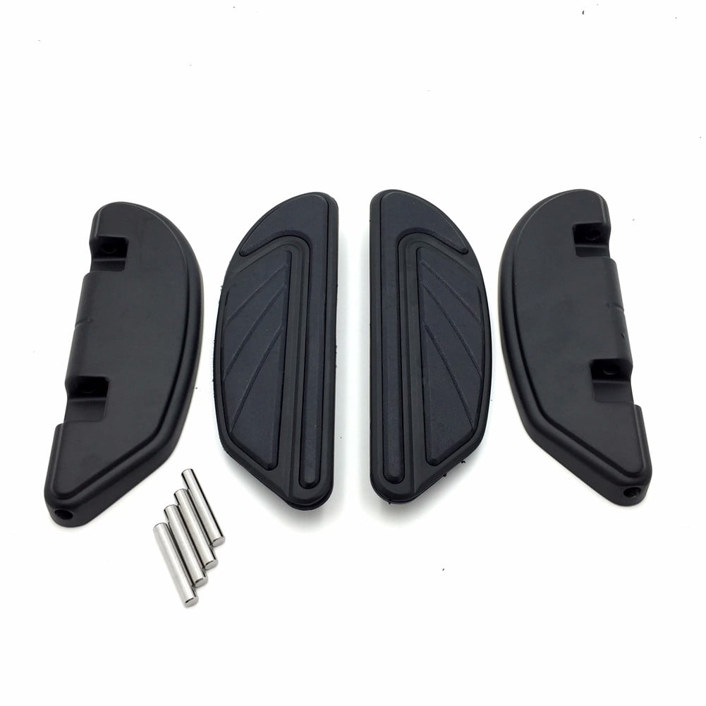 Black Airflow Passenger Footboard Kits For Harley 2006-later Dyna/ 2000 ...