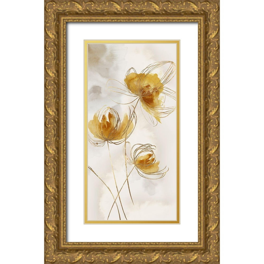 Black, Alex 9x14 Gold Ornate Wood Framed with Double Matting Museum Art ...