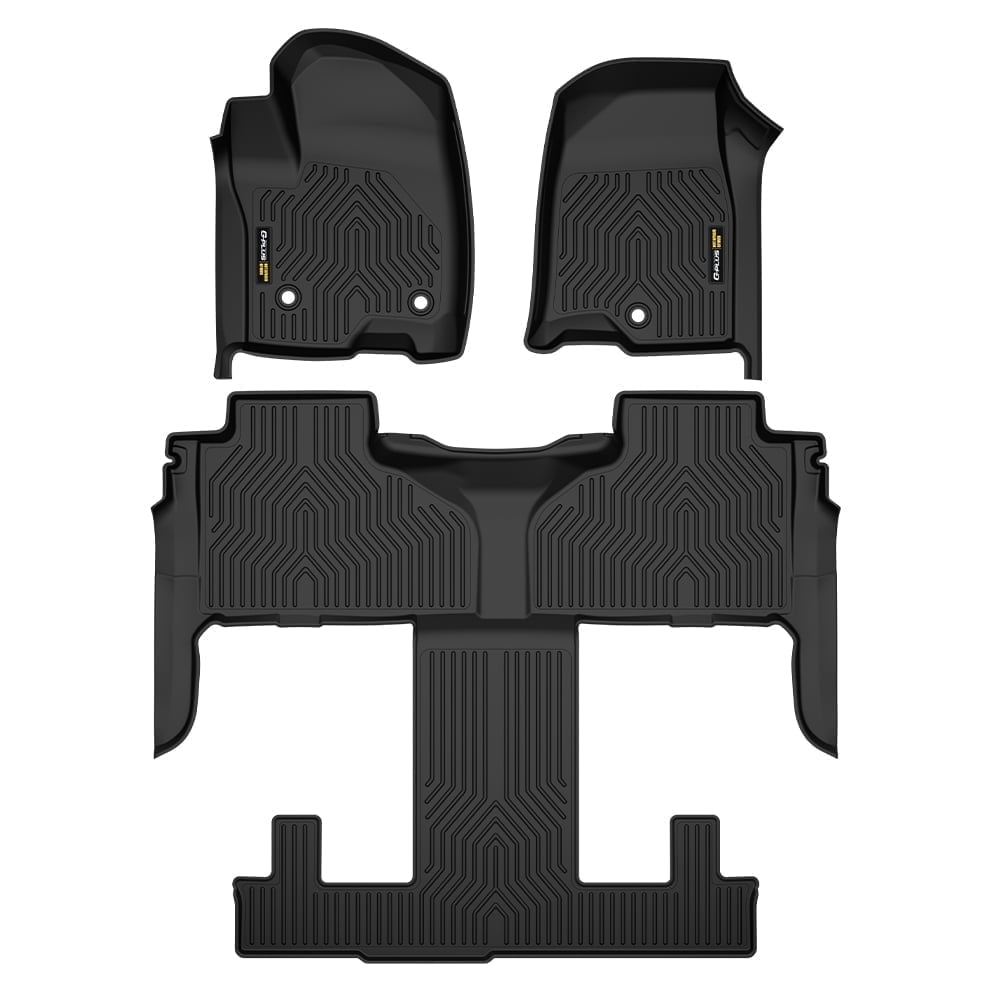 All Weather 3D TPE Floor Mats 3 Row Liner Set Fit For 2021-2025 Chevy ...