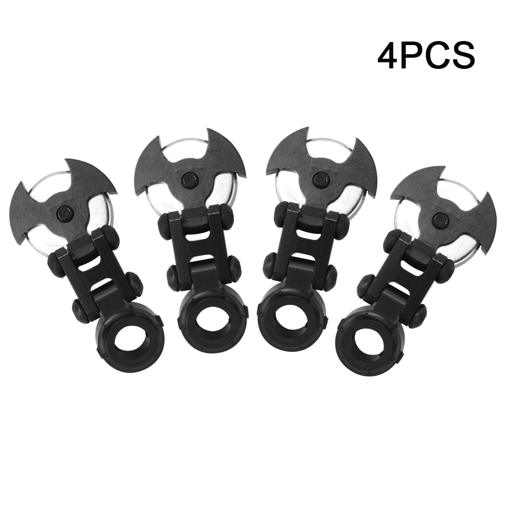 Black Alloy Magnet Stealth Invisible Car Shell Body Post Mount for 1/10 ...