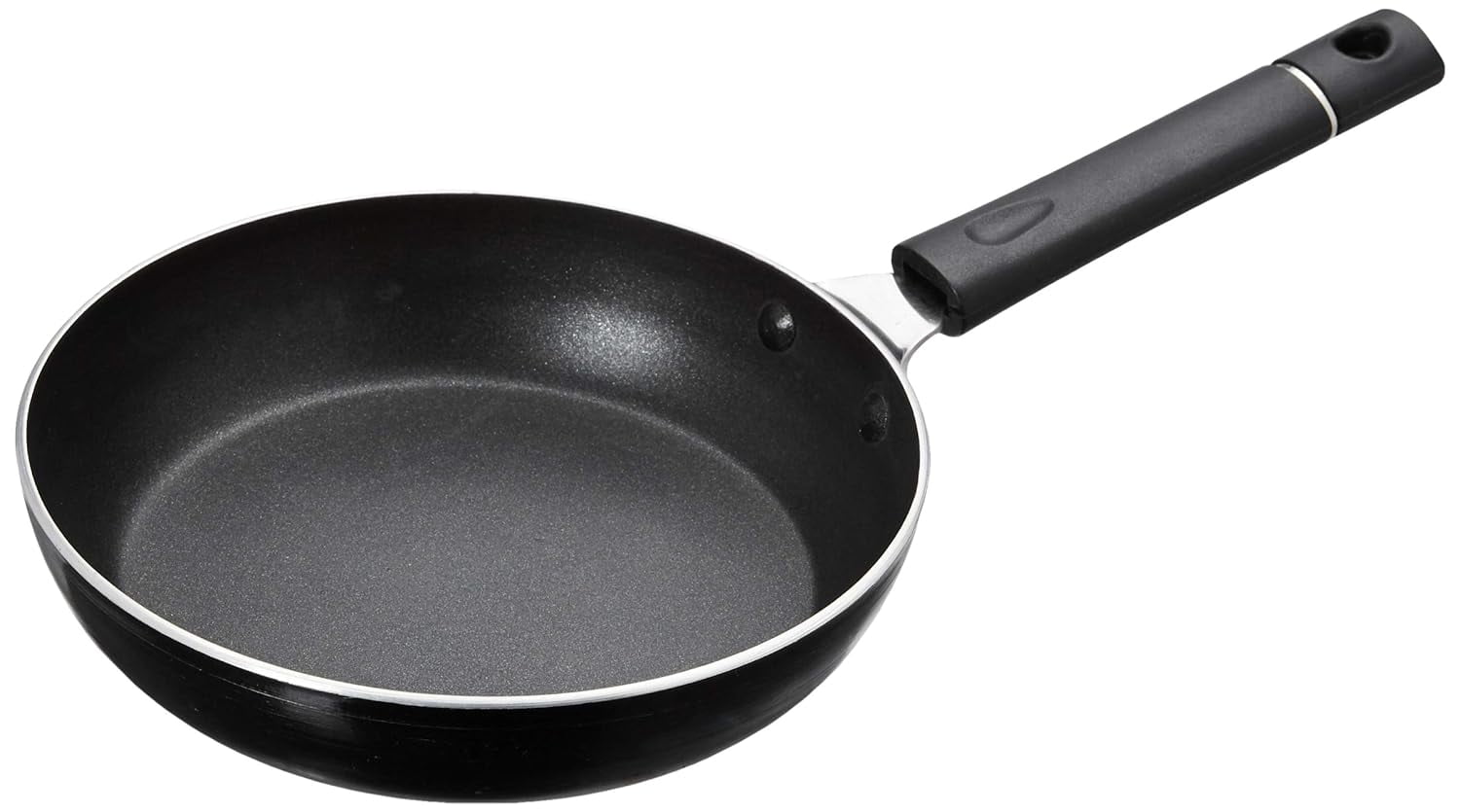 Black Aluminium Mini Pan 17 5cm Fry Pan Tadka Pan Non Stick Heavy Gauge Aluminum