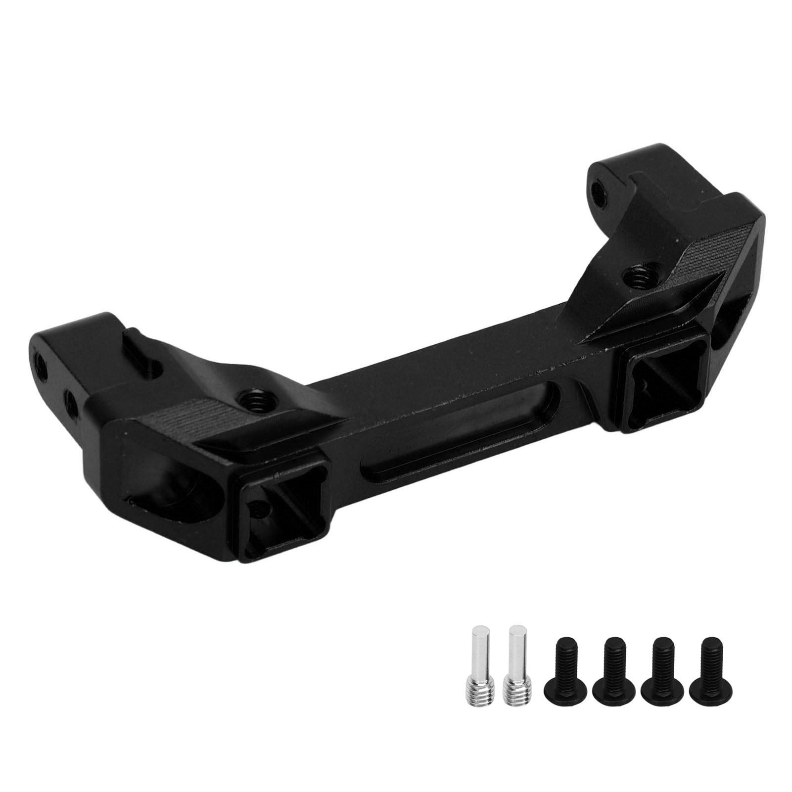 Black Aluminum Alloy Front Bumper Mount Protective Bracket for 1/10 ...