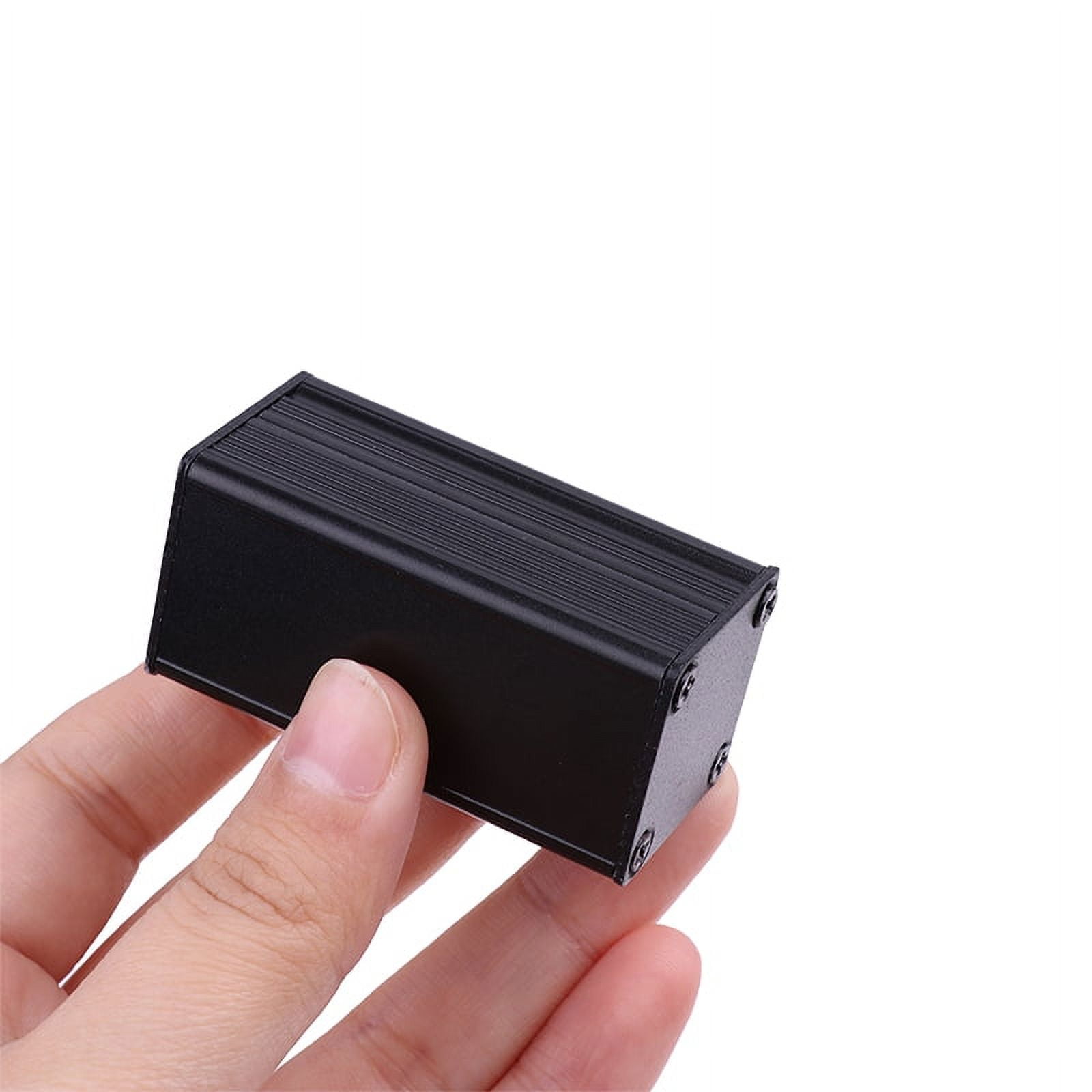 Black Aluminum Enclosure Case DIY Extruded Electronic Project Box ...
