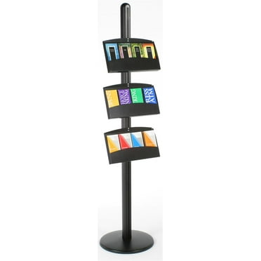 Safco 12 Pamphlet Pocket Display Rack 12 Pocket(s) - 20.4" Height x 30 ...