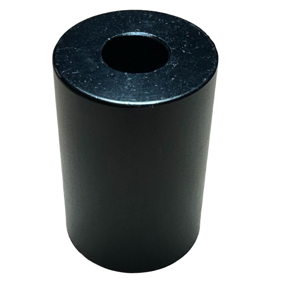 Black Aluminum Spacer 1" OD x 3/8" ID, Round Spacer, Fits Screws Bolts ...