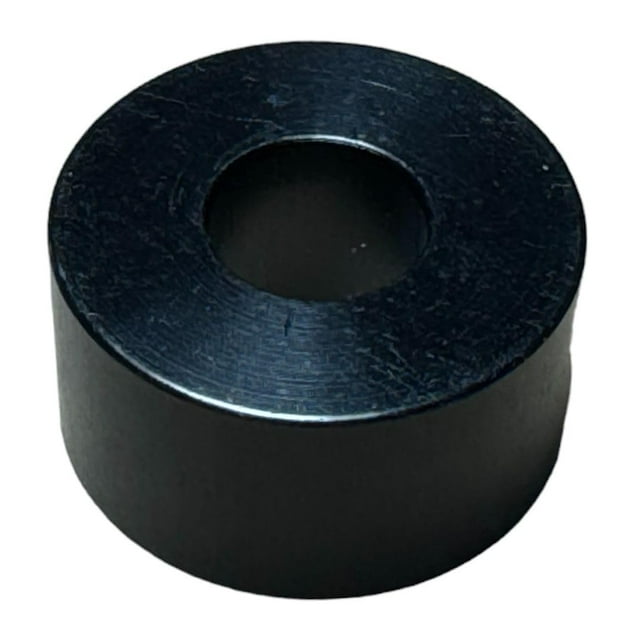 Black Aluminum Spacer 1" OD x 3/8" ID, Round Spacer, Fits Screws Bolts ...