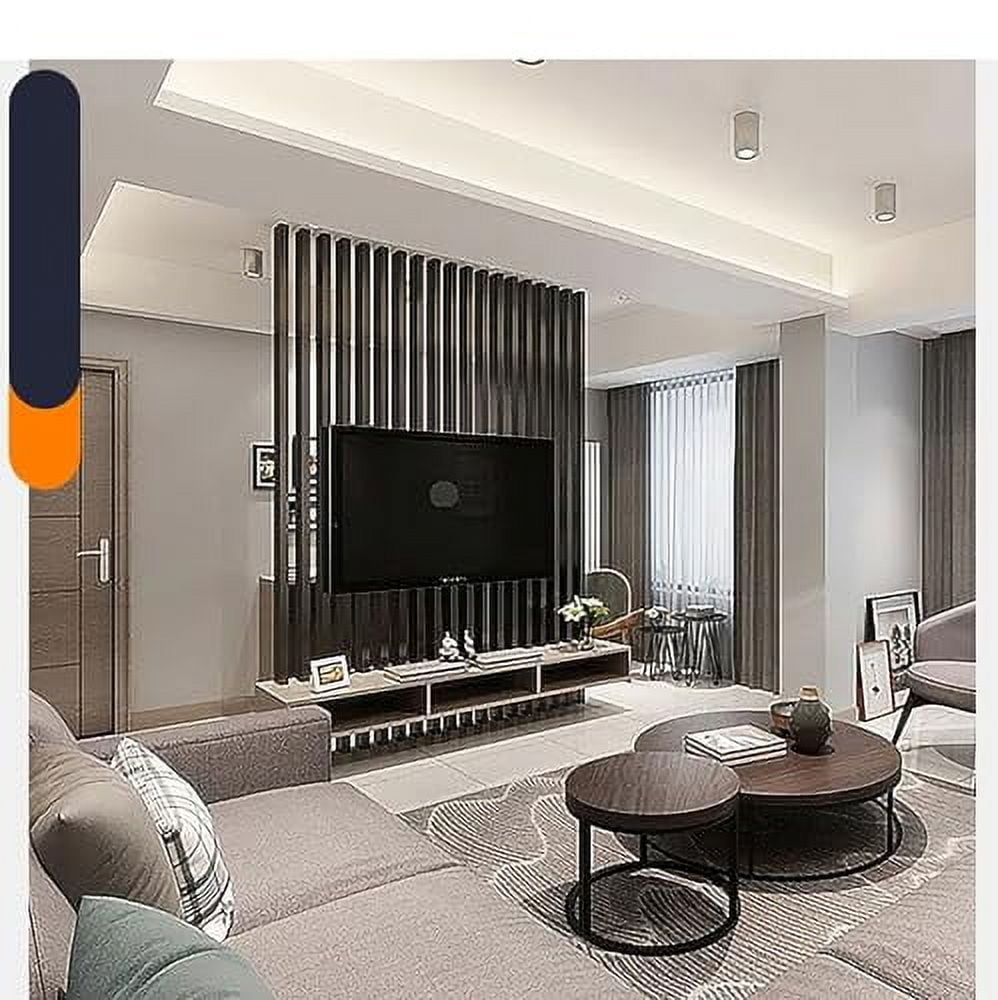 Black Aluminum Square Tubing 6Pcs 25mm x 25mm x 700mm Long Wall ...