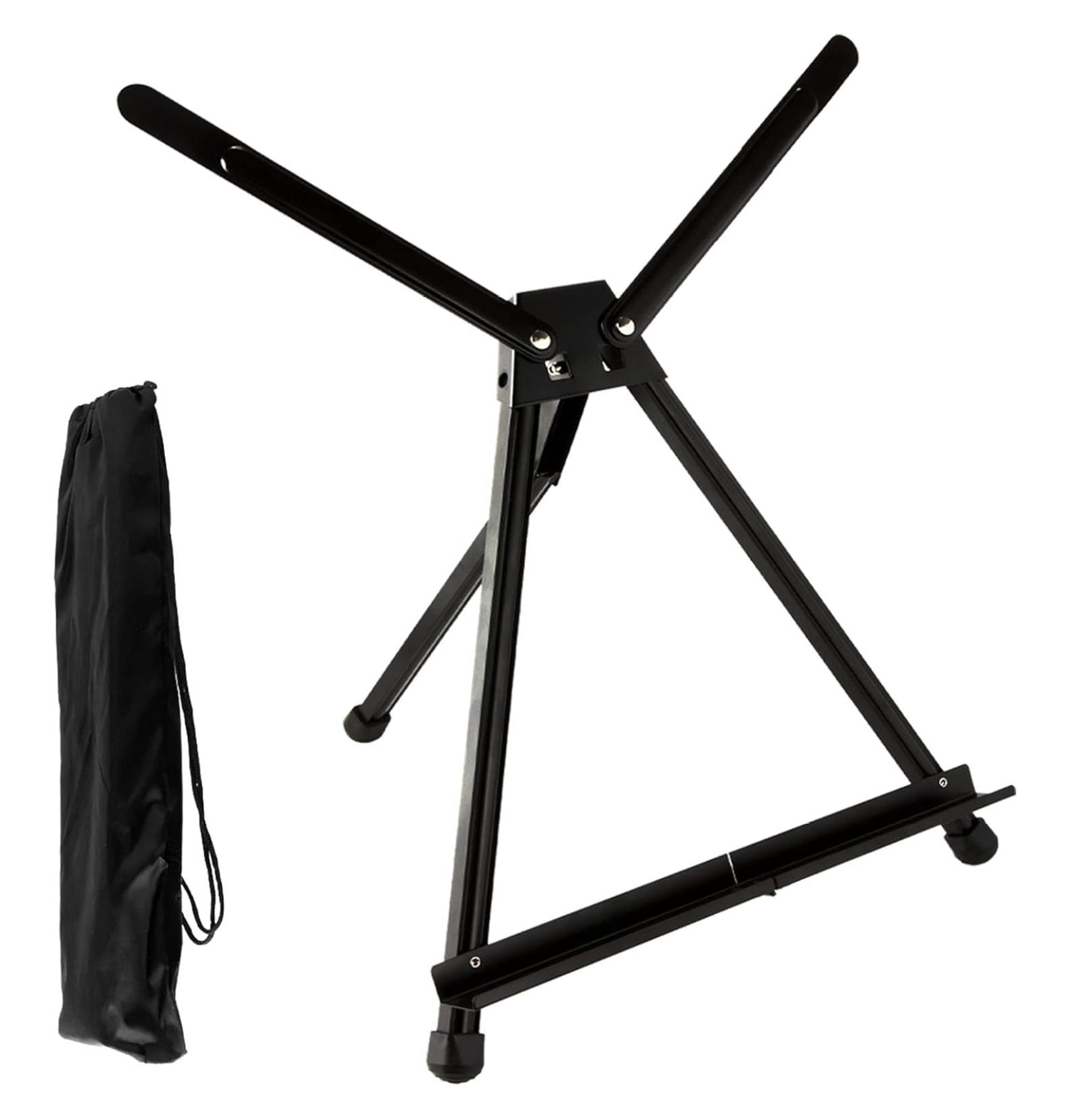 Black Aluminum Stand, Portable for Display, Painting Canvas and More ...