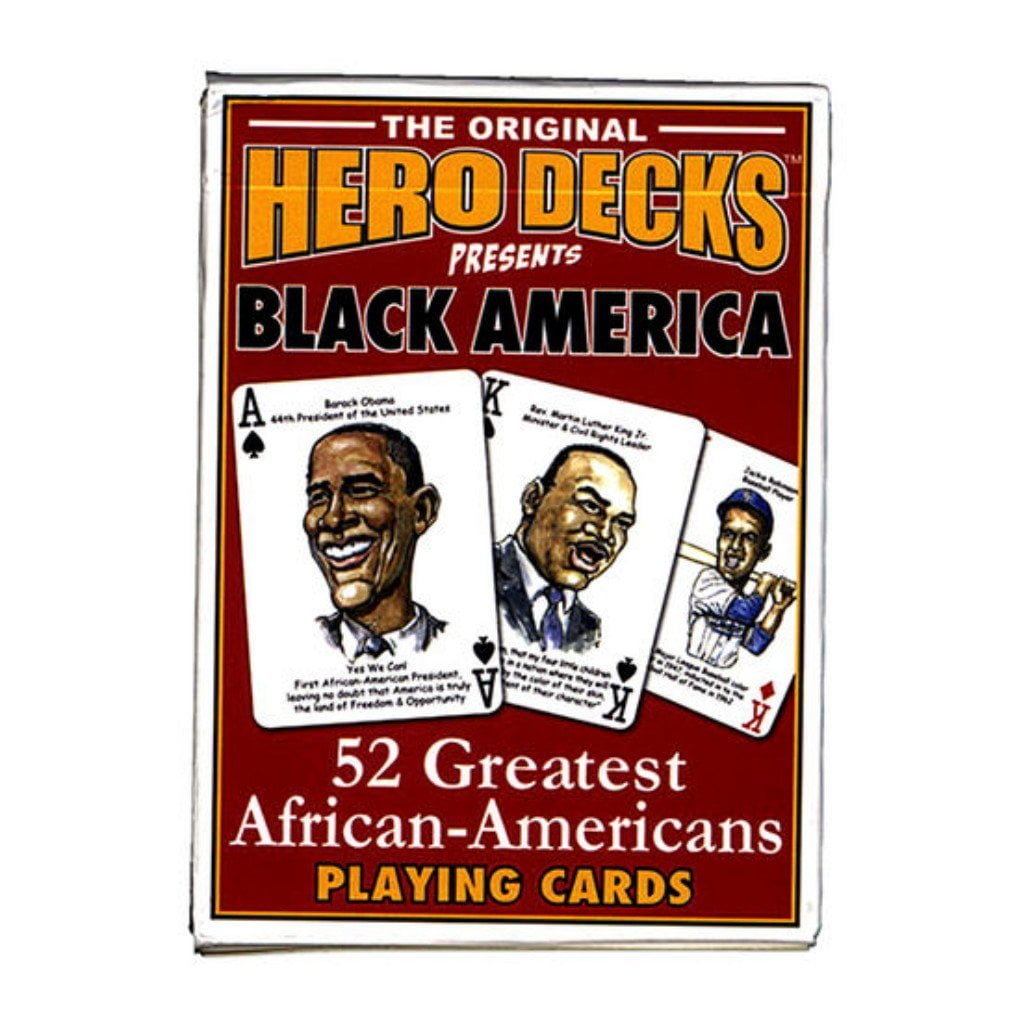 Black America Hero Decks 52 Great African-Americans Playing Cards ...