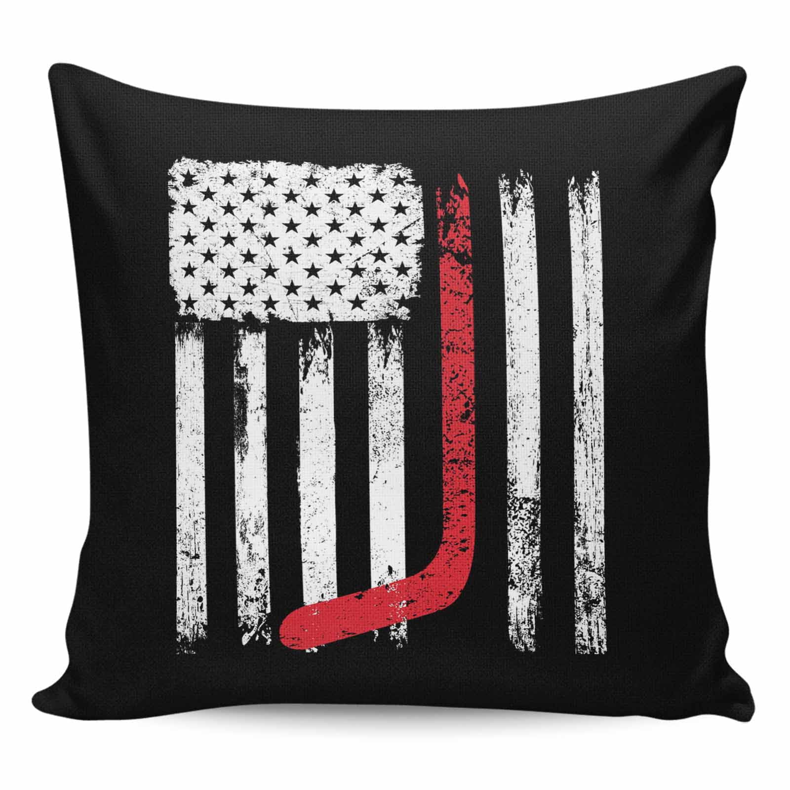 Black American Flag Pillow Covers 16x16 Inch Decorative Throw Pillow ...