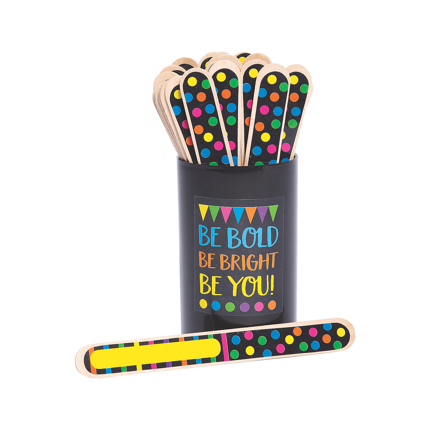 Black And Bright Flip Sticks - Educational - 36 Pieces - Walmart.com