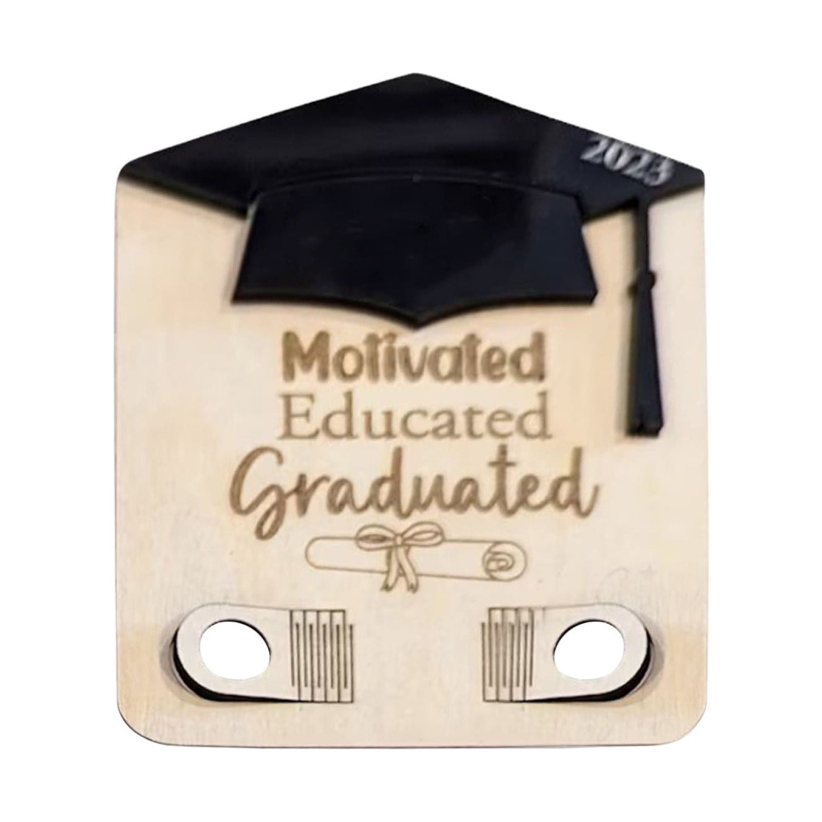 2023 Wooden Graduation Wallet Money Holder Graduation Gift Piggyer Bank ...