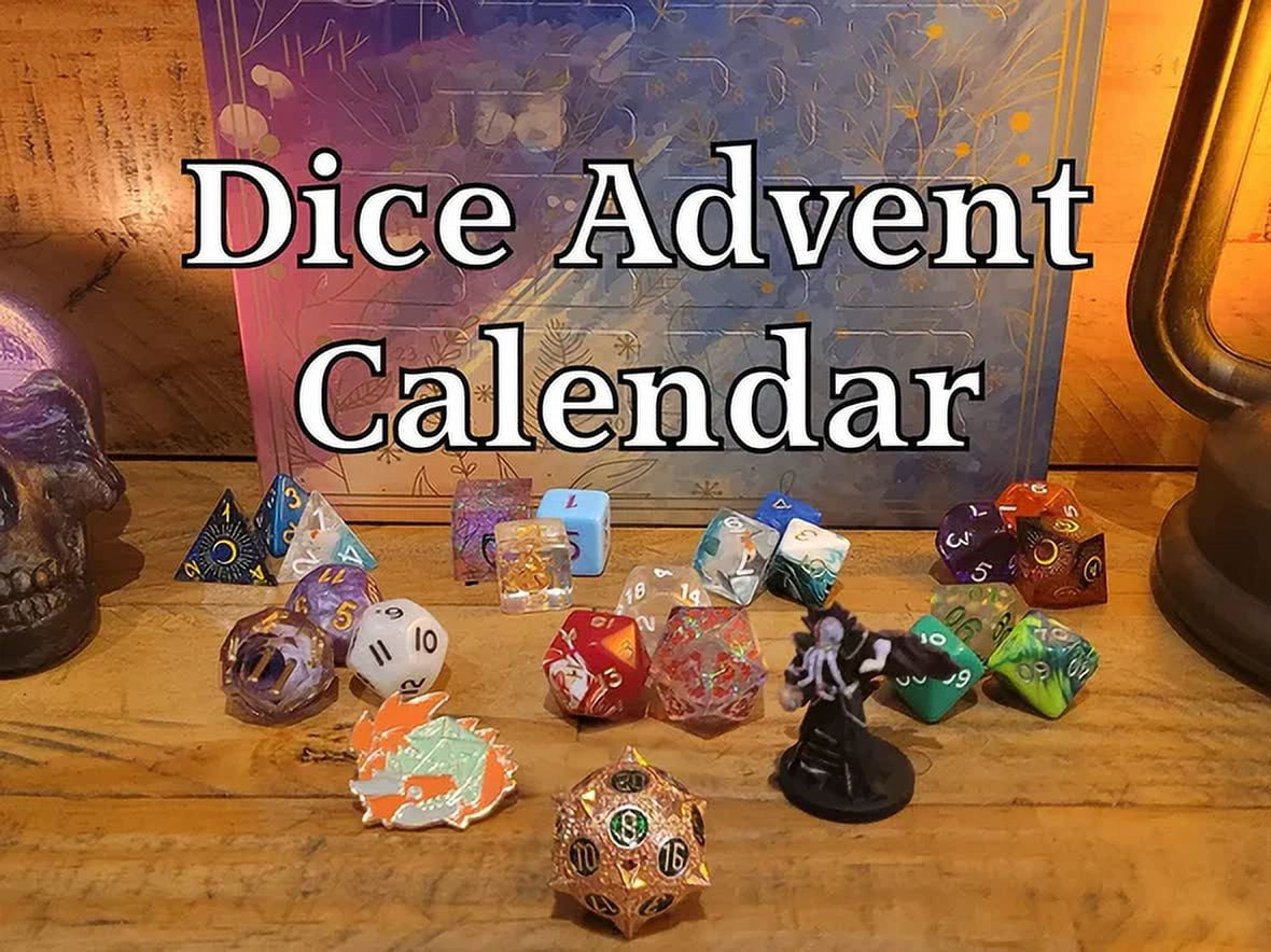 Black And Friday Deals 2024 Calendar,Dice Advent Calendar 2023 DND Dice ...