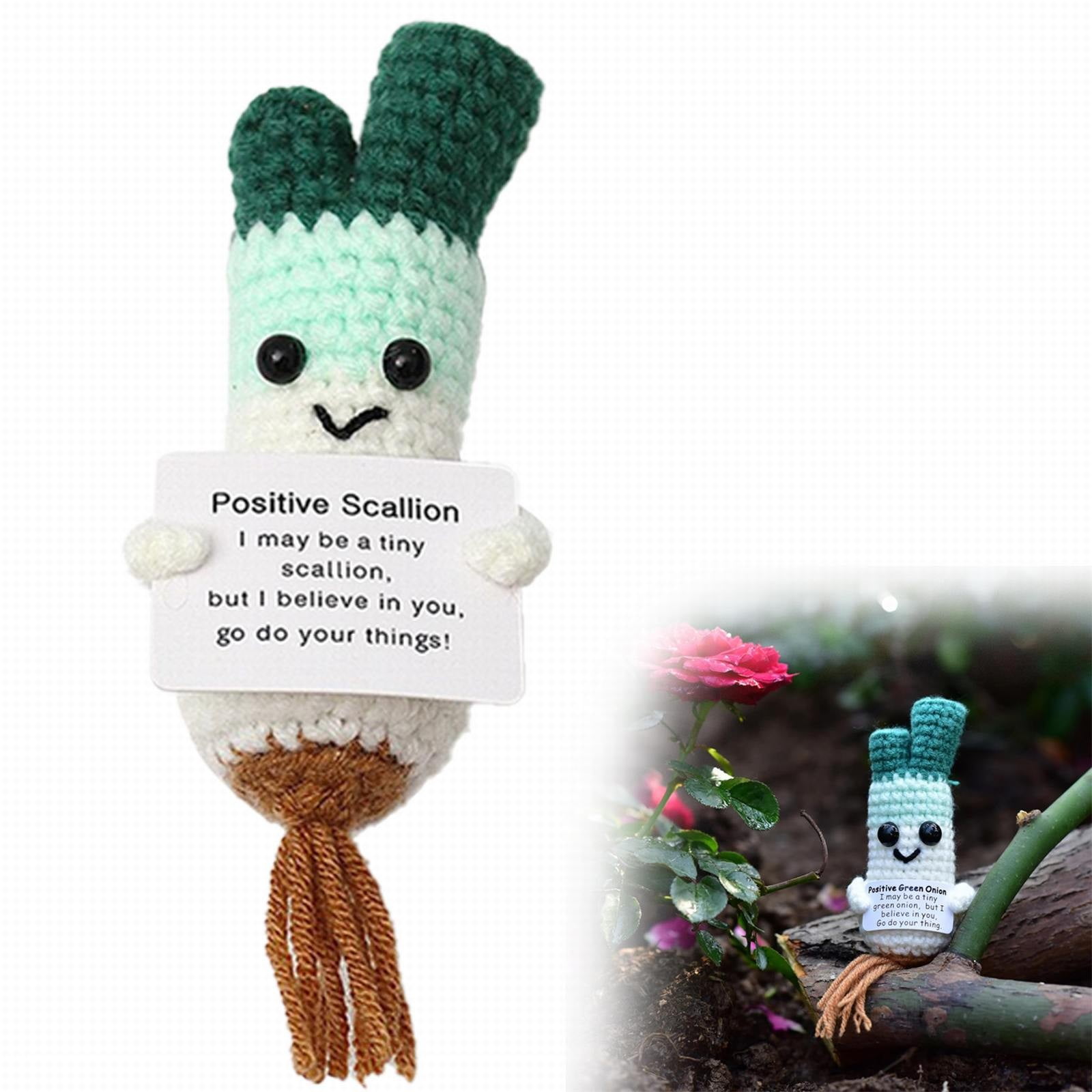 Black And Friday Deals 2024 Desktop Ornament,Wool Crochet Positive ...