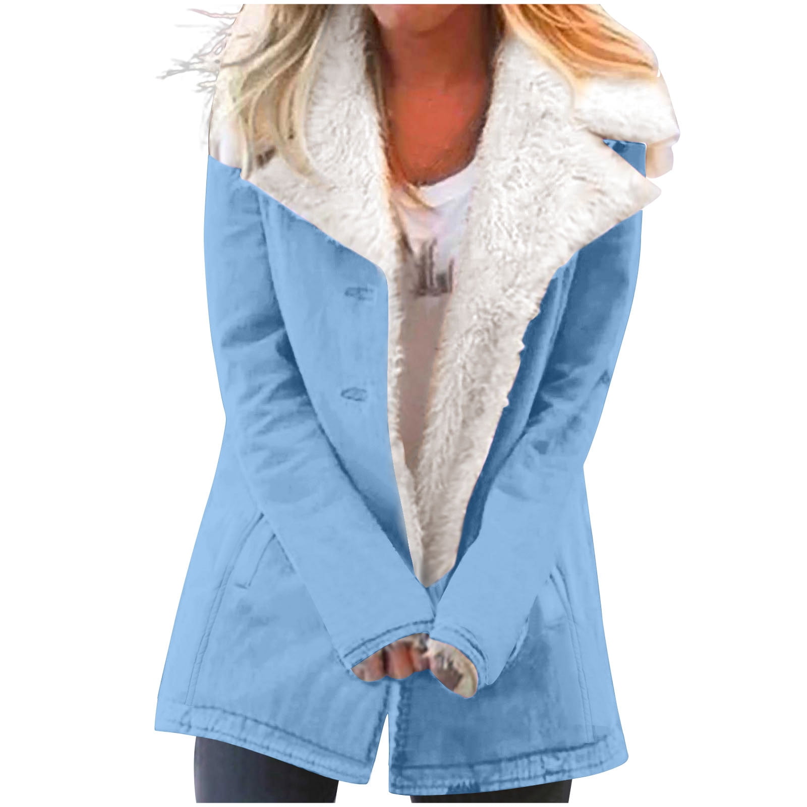 Deals 50% Off Clear!Winter Long Coats for Women, Women Winter Warm ...
