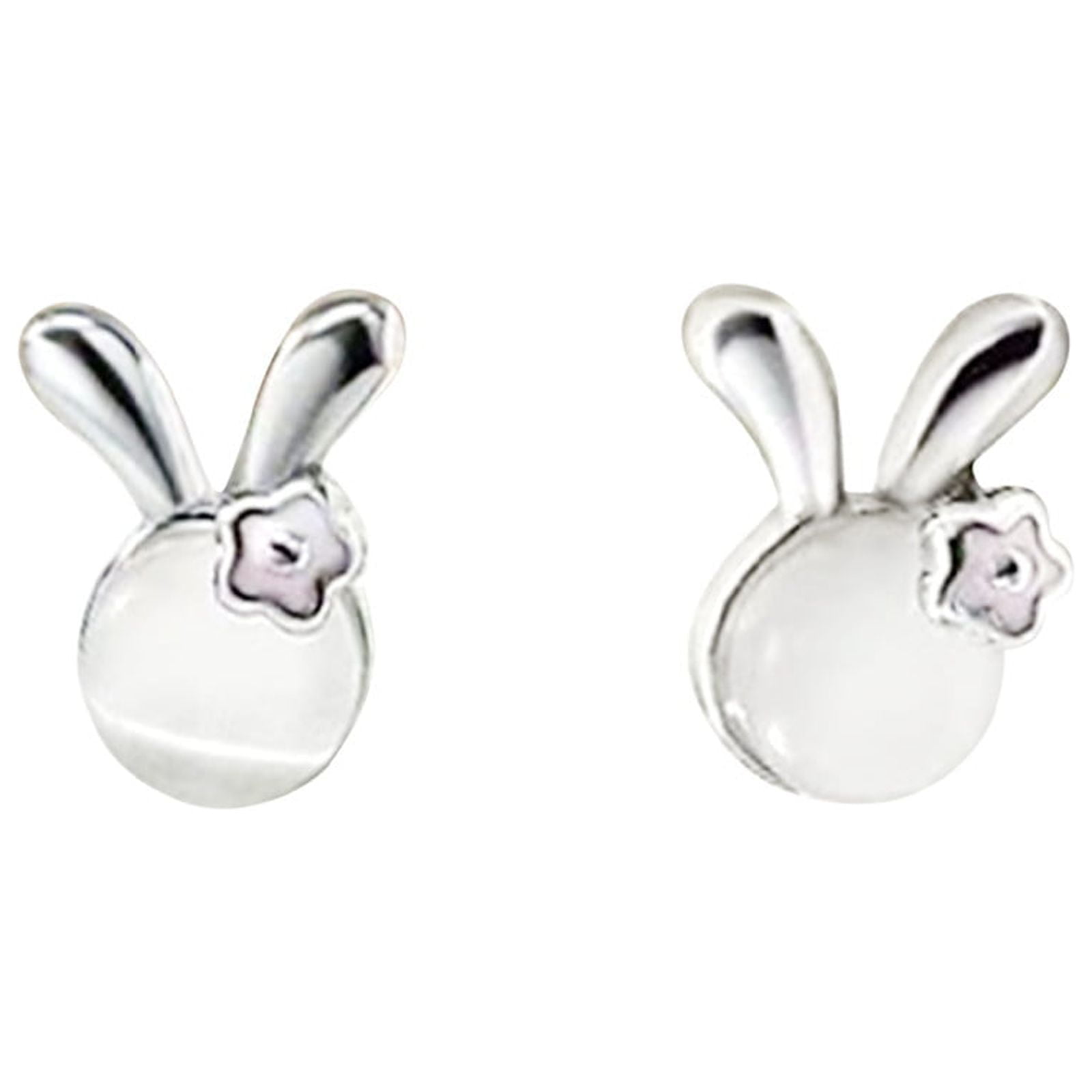 Easter Asymmetrical Opal Rabbit Earrings Lovely Earrings For Mother To ...
