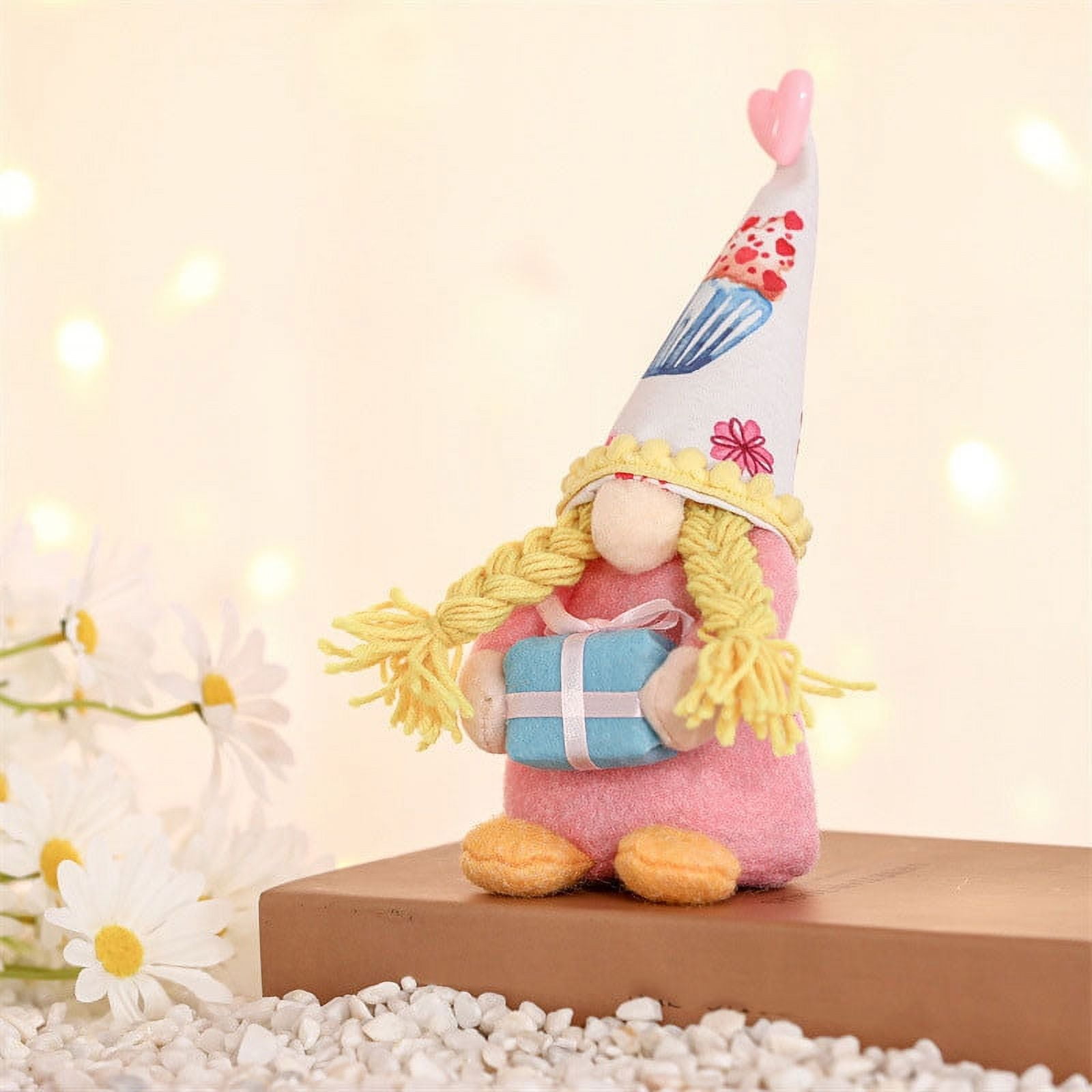 Happy Birthday Dwarf Dolls Ornaments Toys Plush Gnome Dolls For Party ...
