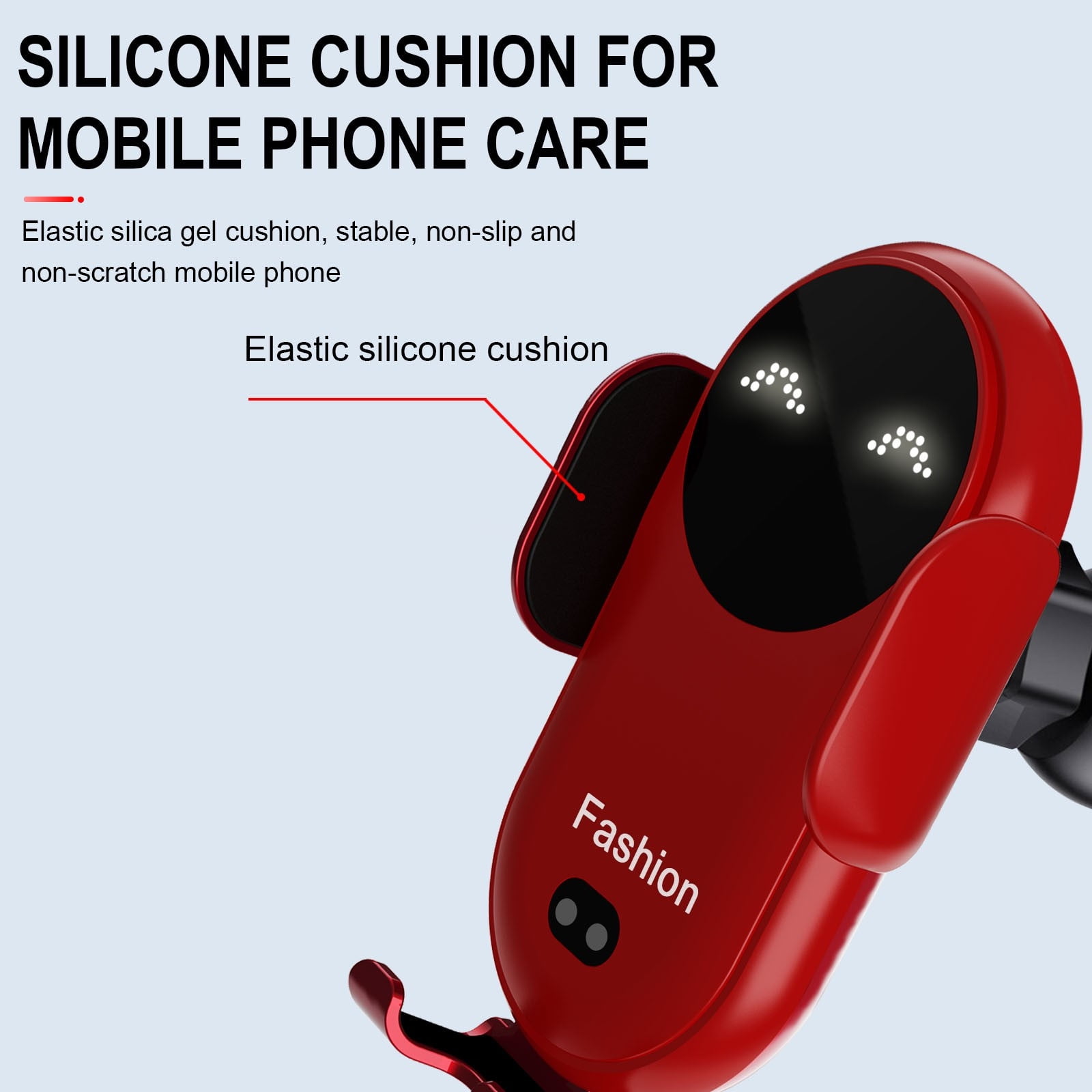 New Smart Infrared Sensor Car Wireless Charge Phone Holder Stand Car ...