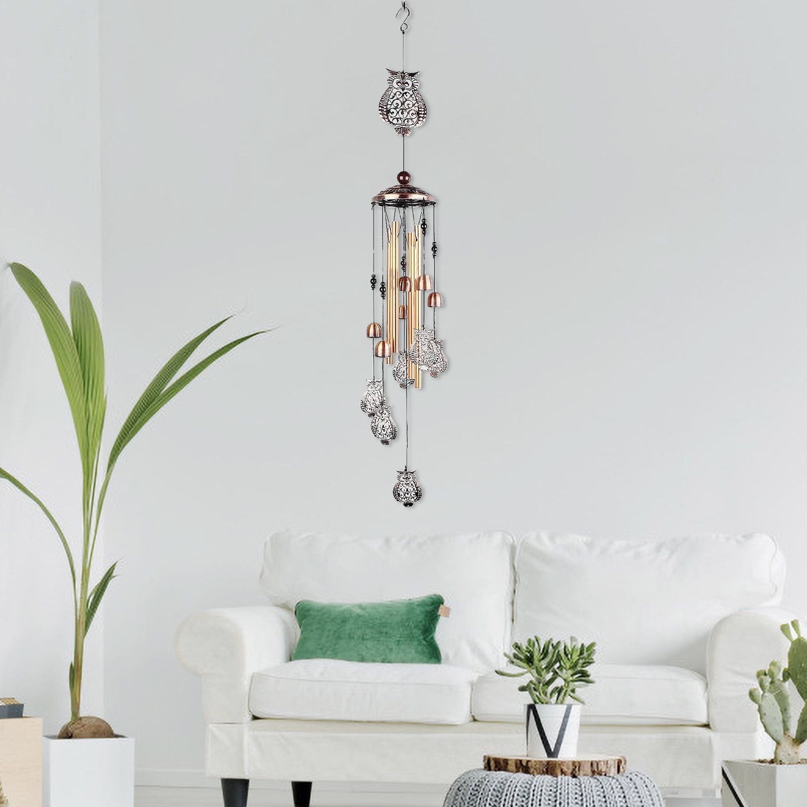 Retro Metal Bell Wind Chime Ornaments Balcony Courtyard Multicolor ...