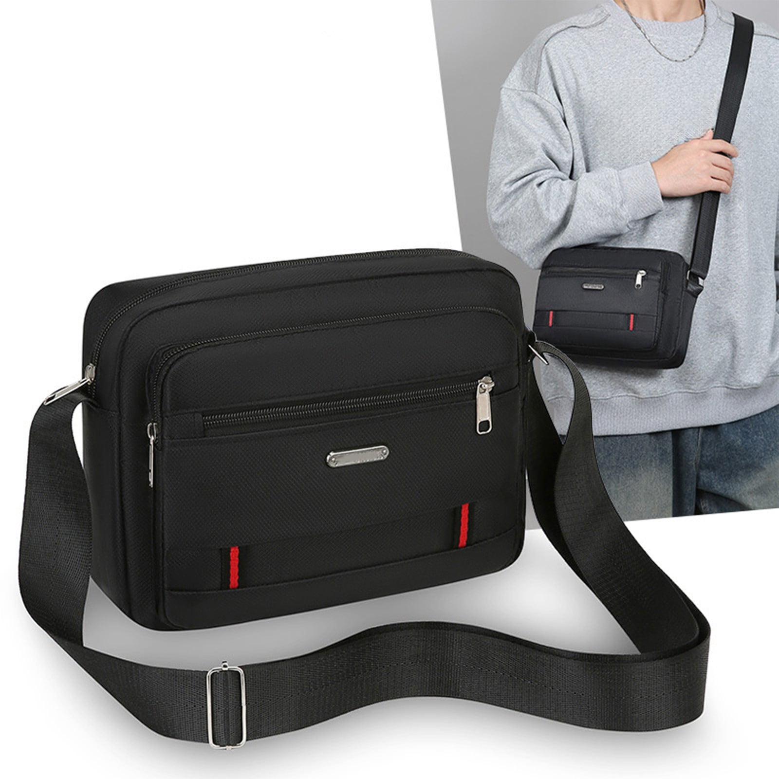 Lignoak Chest Bag Fabric Material Crossbody Bag Sports Chest Bag ...
