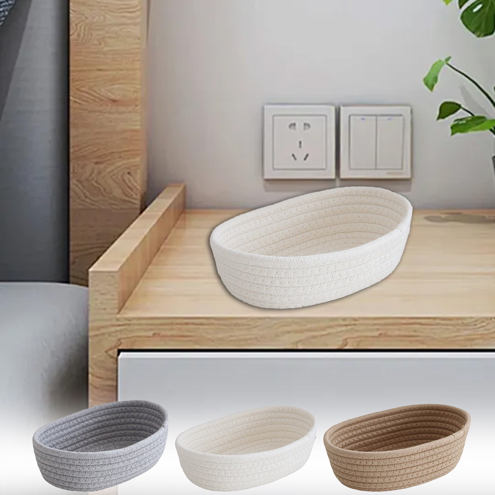 Cyber of Monday Deals Black And Friday Sales! kkbbma Woven Basket, Rope ...