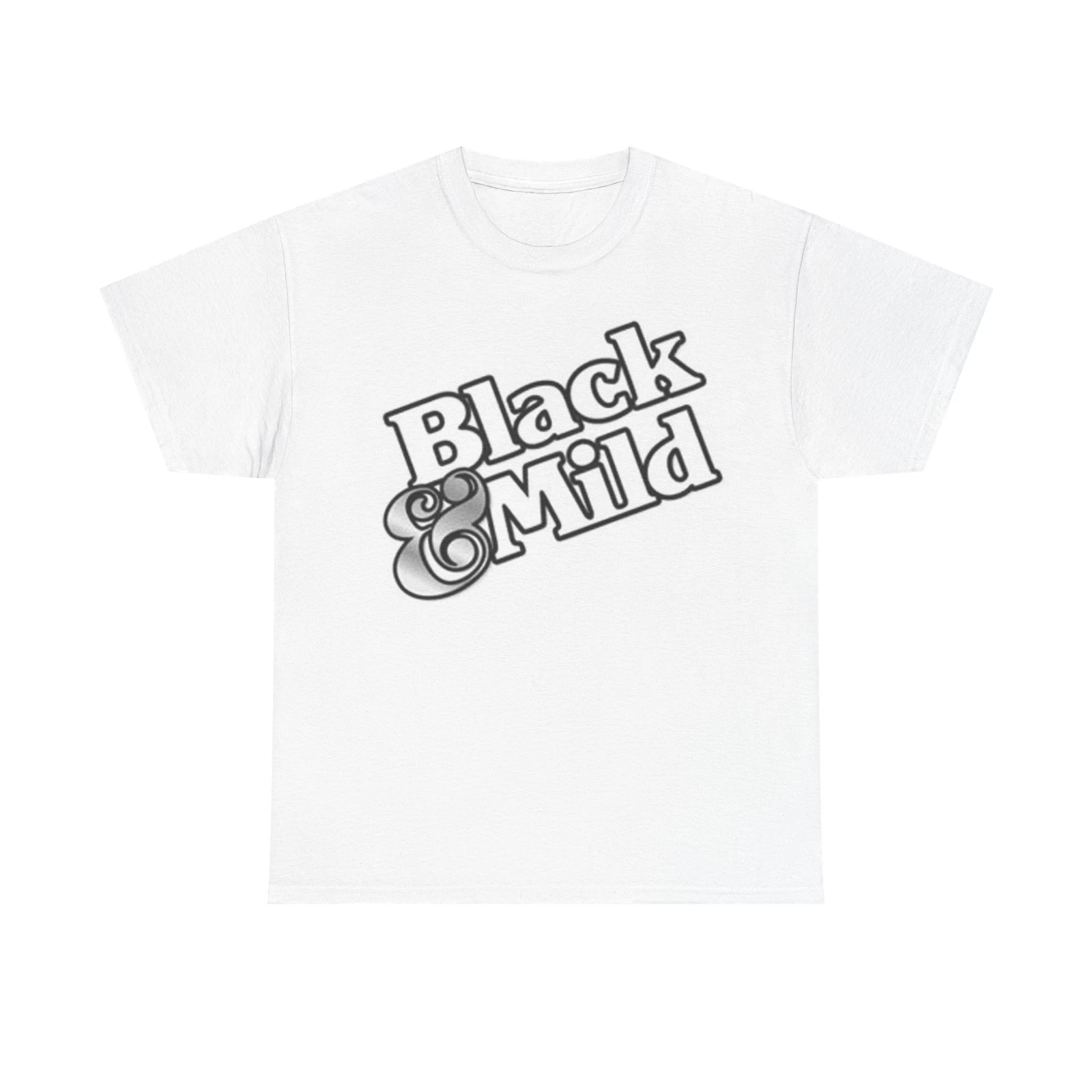 Black And Mild Tshirt Retro Cigar Backwoods Graphic Unisex Heavy Cotton ...