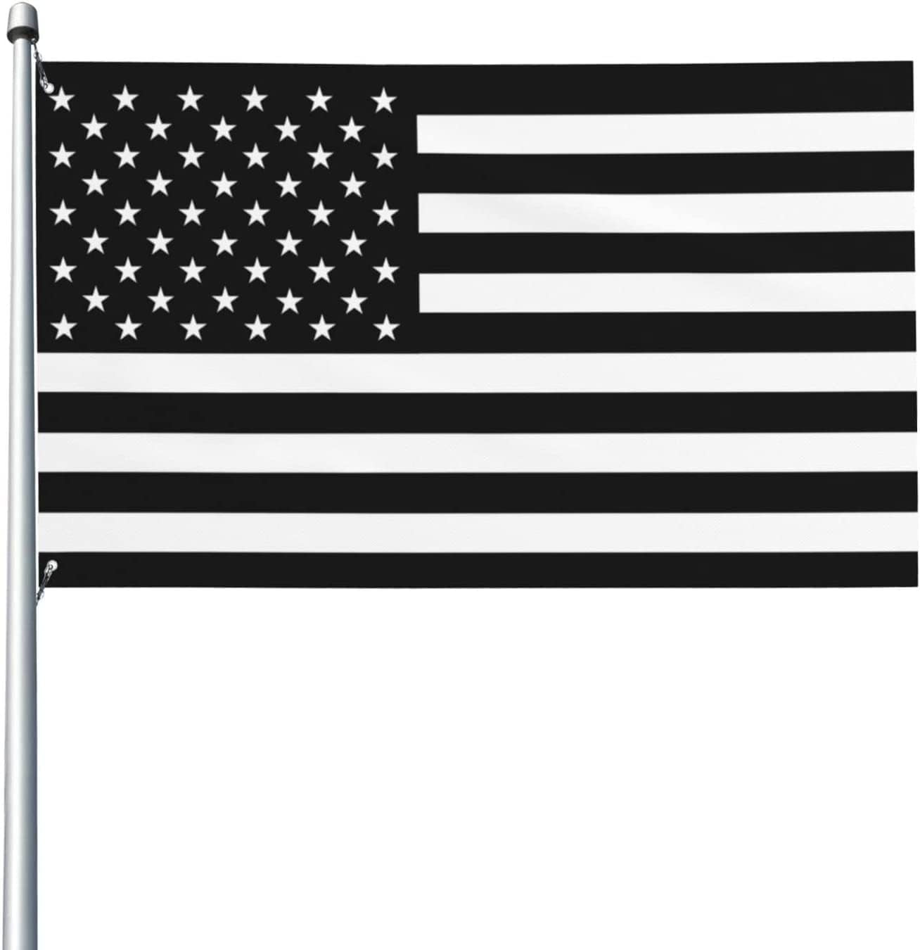 Black And White American Garden 2x3 FT Flag Outdoor Indoor Party Home ...