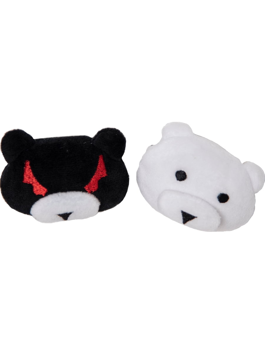 Black And White Anime Bear Hair Clips Costume Accessory - Walmart.com