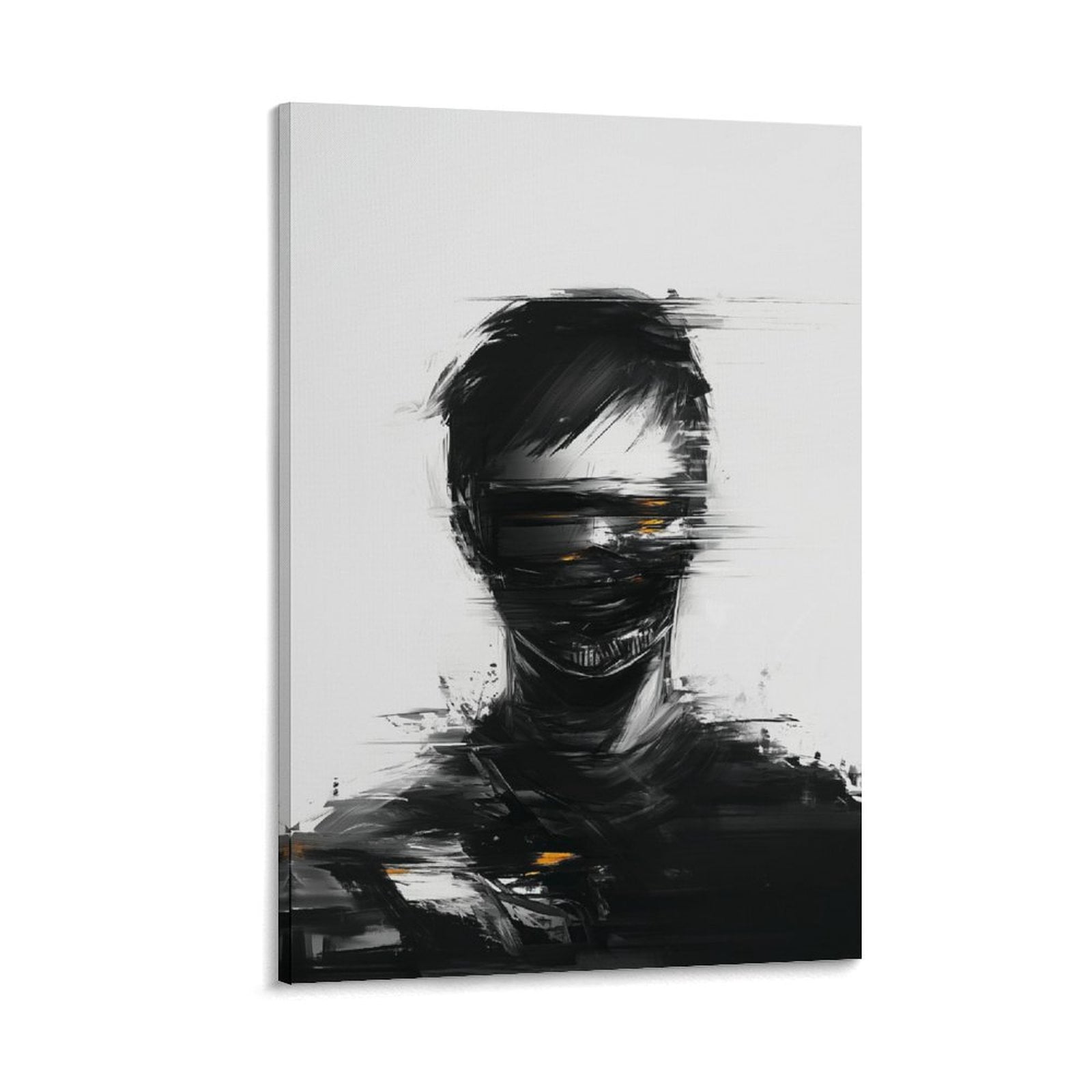 Black And White Art Deco Artwork Gifts Canvas Painting Poster Wall Art ...