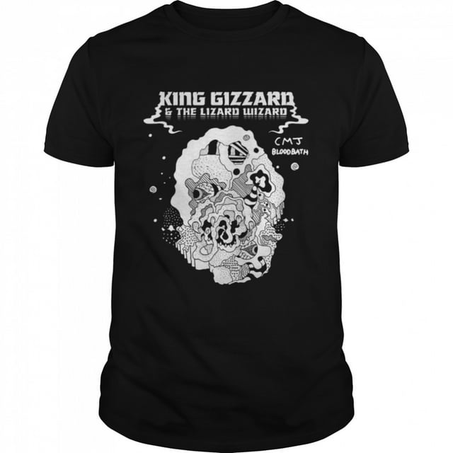 Black And White Artwork King Gizzard And Lizard Wizard shirt - Walmart.com