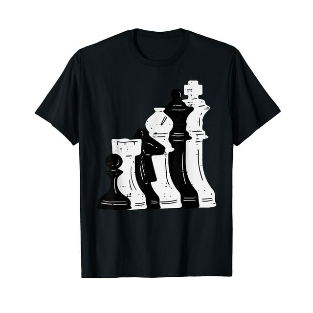 Black And White Chess Pieces Player Master Men Women Kids T-Shirt Men Vintage Tshirt - Walmart.com