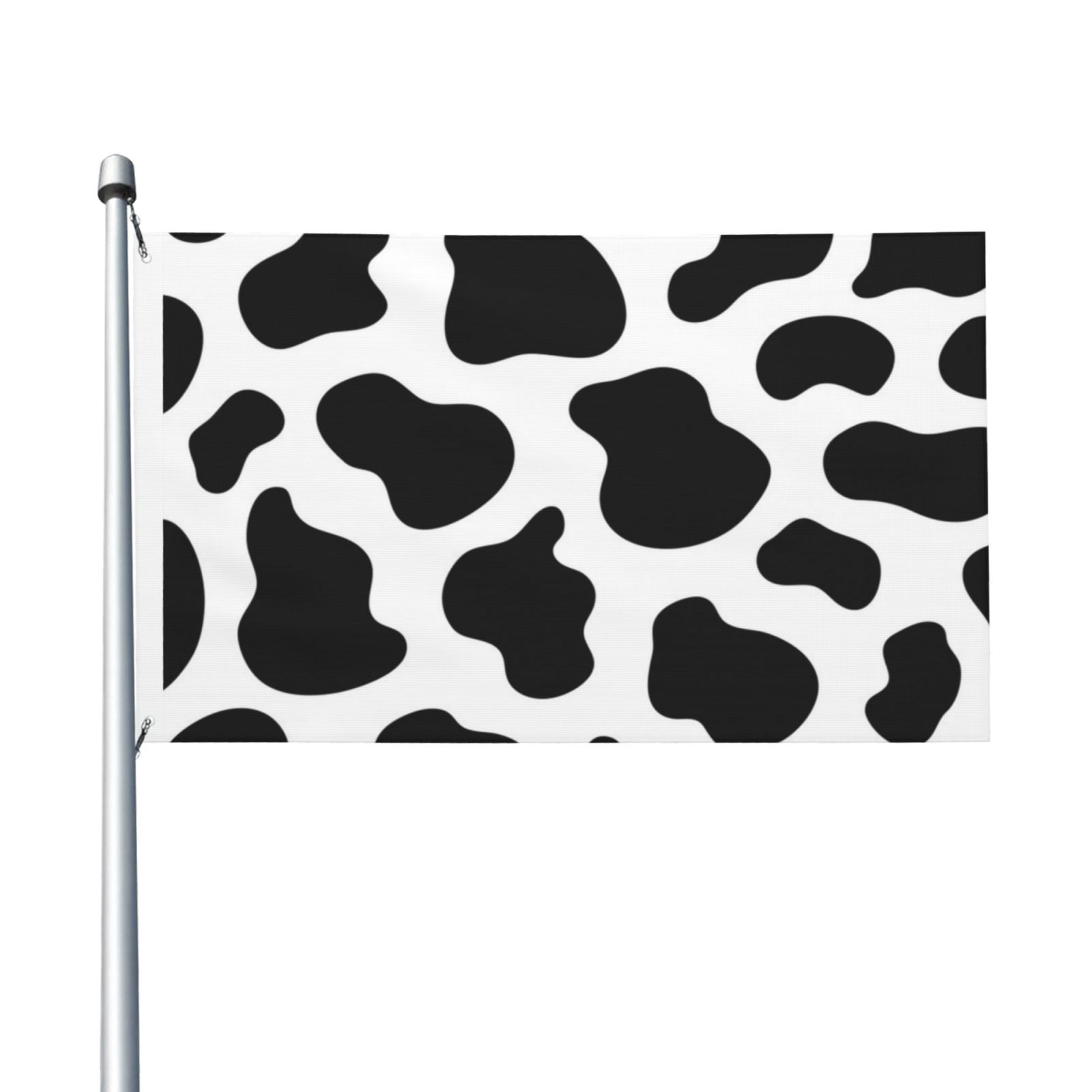 Black And White Cow Skin Print Flag 3X5 Ft Garden Yard House Flags ...