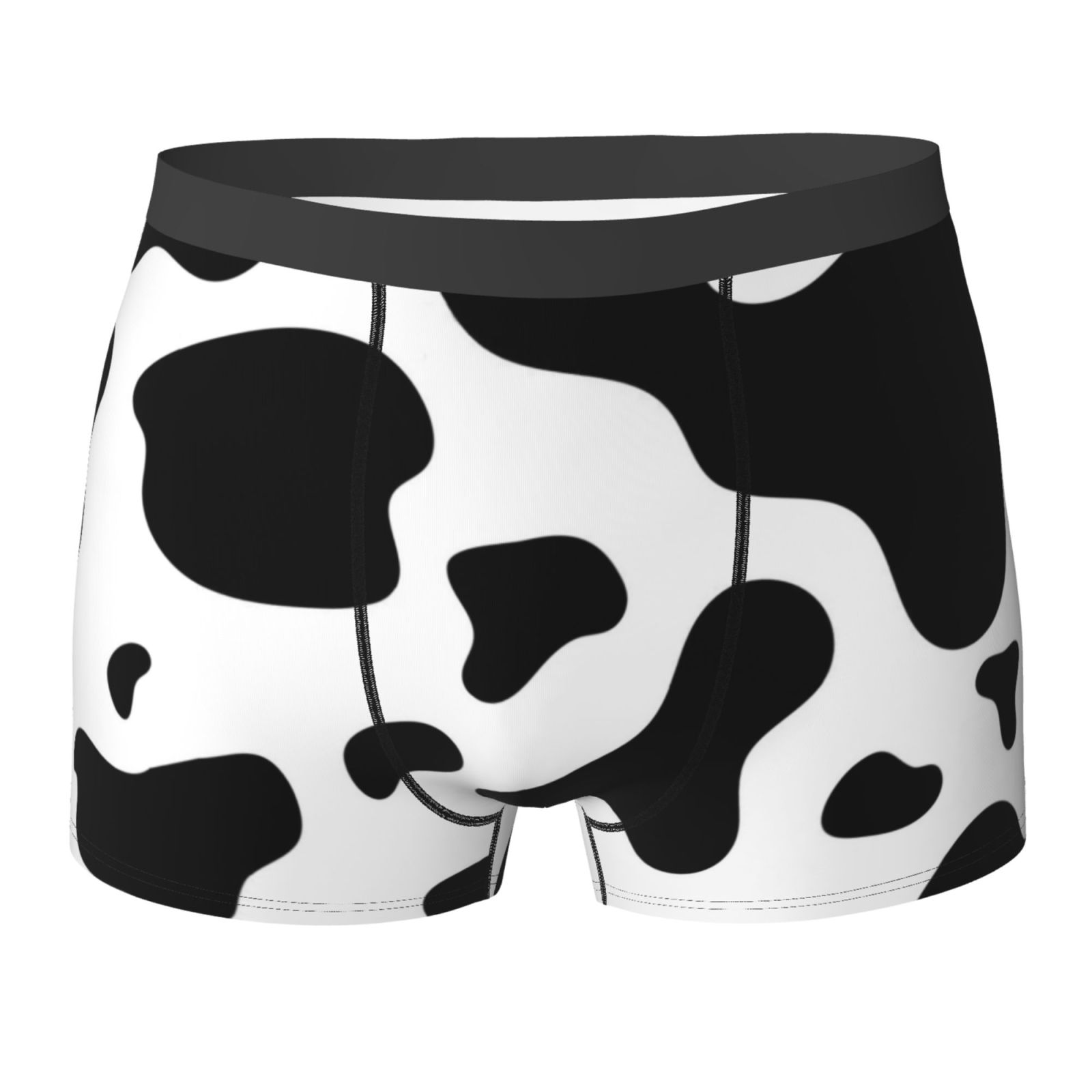 Black And White Cow Skin Underwear For Men,Soft Boxer Briefs ...